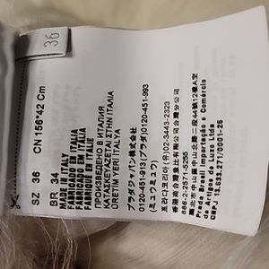 Prada | Jackets & Coats | Vintage Authentic Prada White Kidassia Goat ...